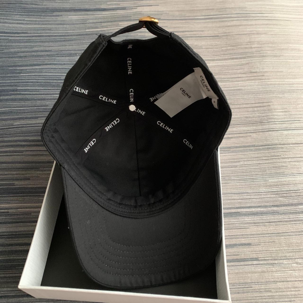 Celine Baseball Caps Black baseball cap, in good... - Depop