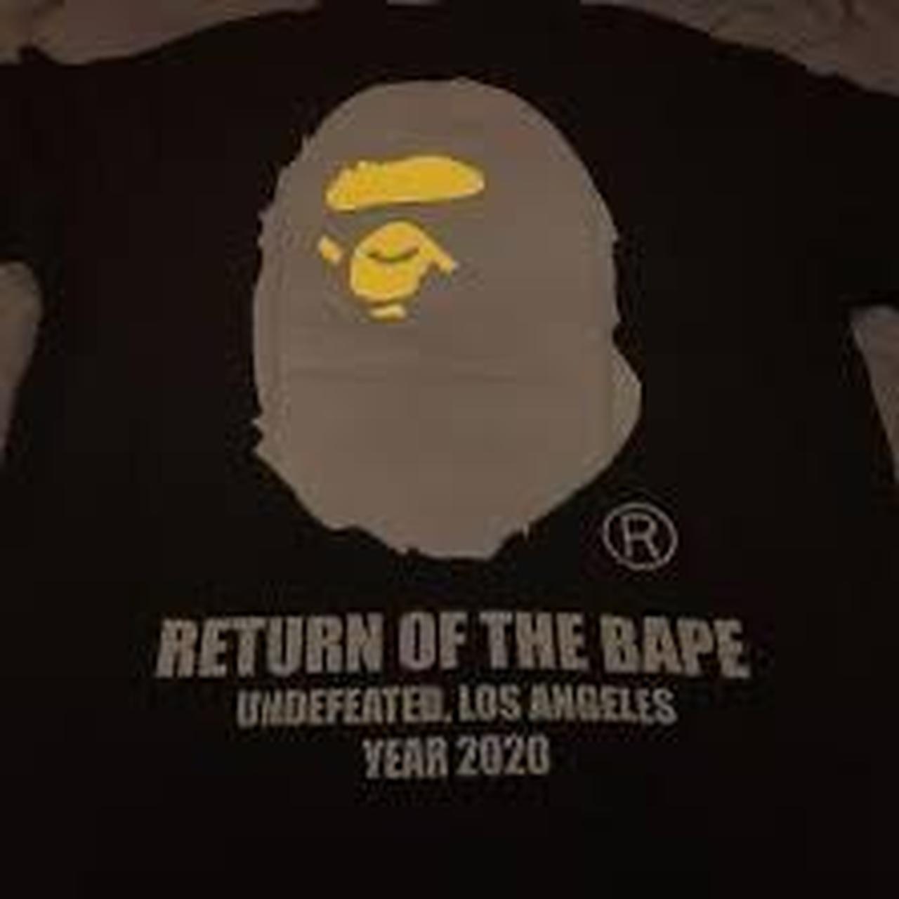 Bape x Undefeated shirt Got it from melrose wore... - Depop