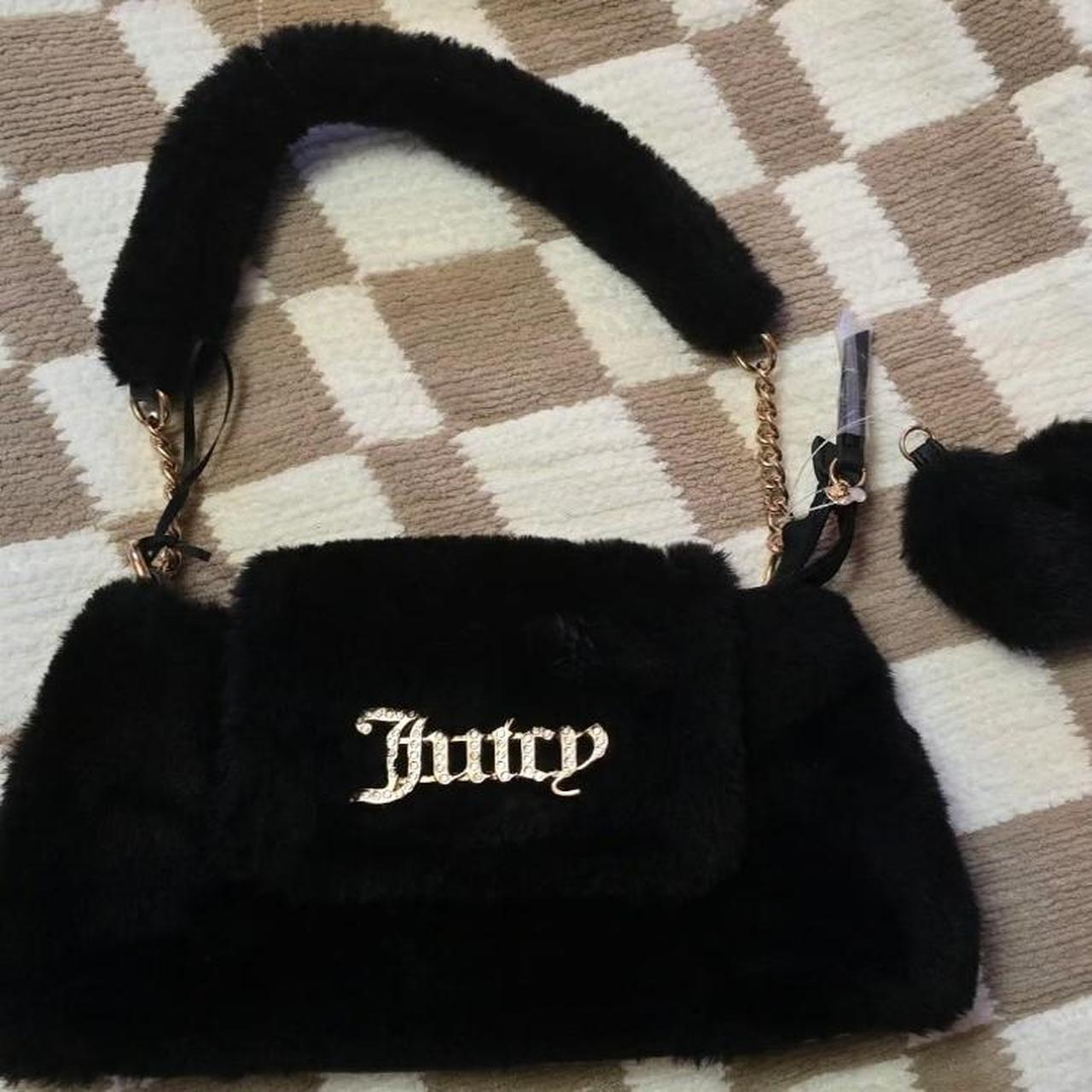 Fluffy Licorice Shoulder Bag Juicy Couture Free Love... - Depop