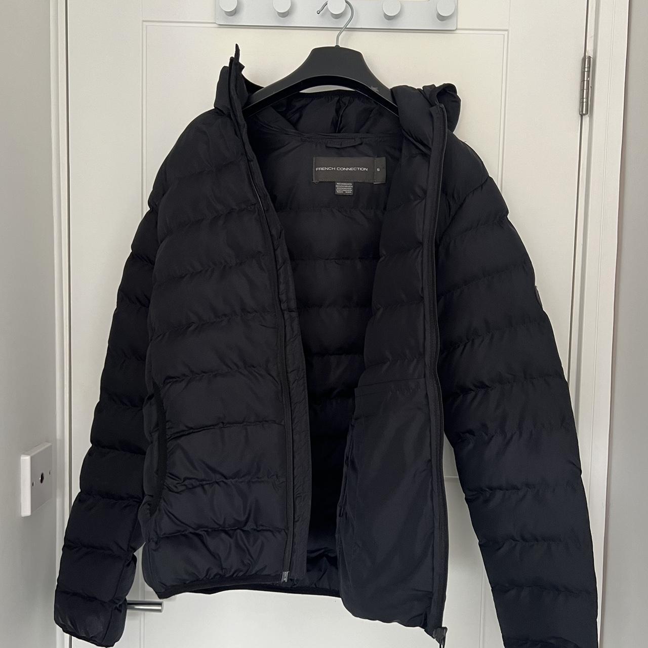 French Connection Mens Hooded Puffer Jacket Size Small - Depop
