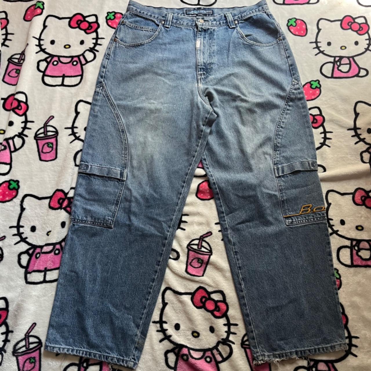 Baggy y2k raver Boss jeans [Mens 38x33] Really... - Depop
