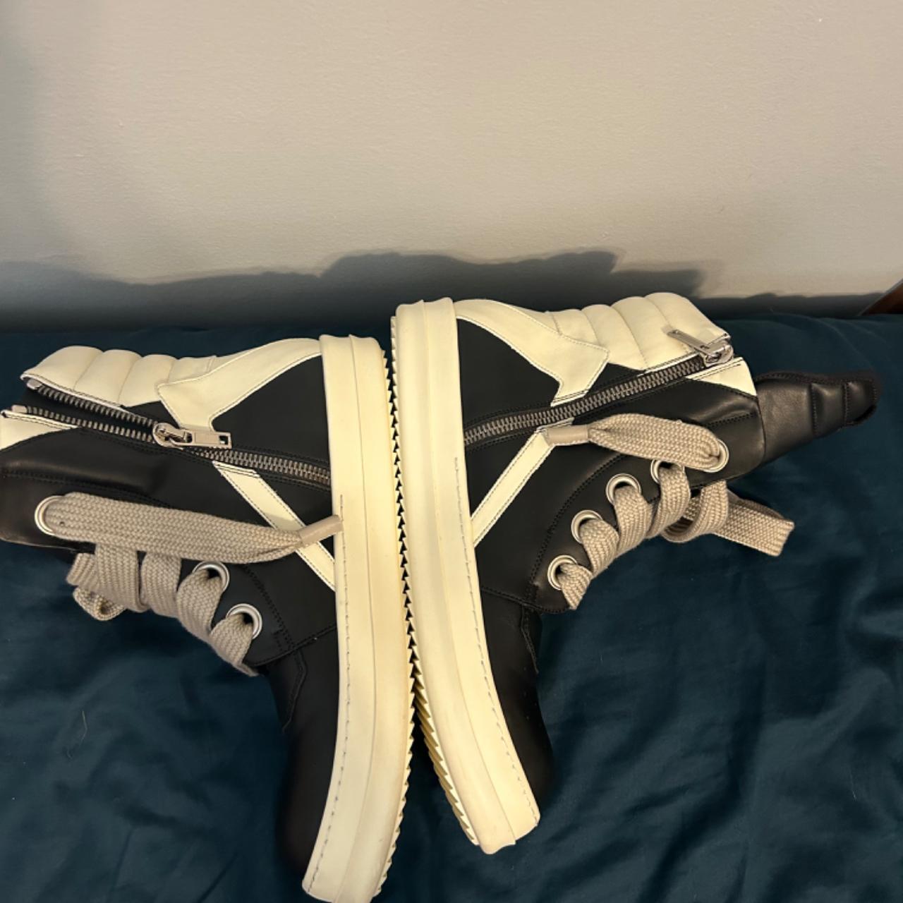 Rick owens geo basket Size 13 US No box Slightly... - Depop