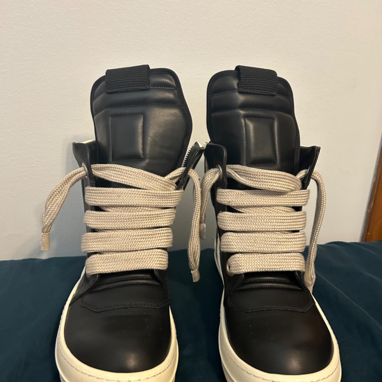 Rick owens geo basket Size 13 US No box Slightly... - Depop