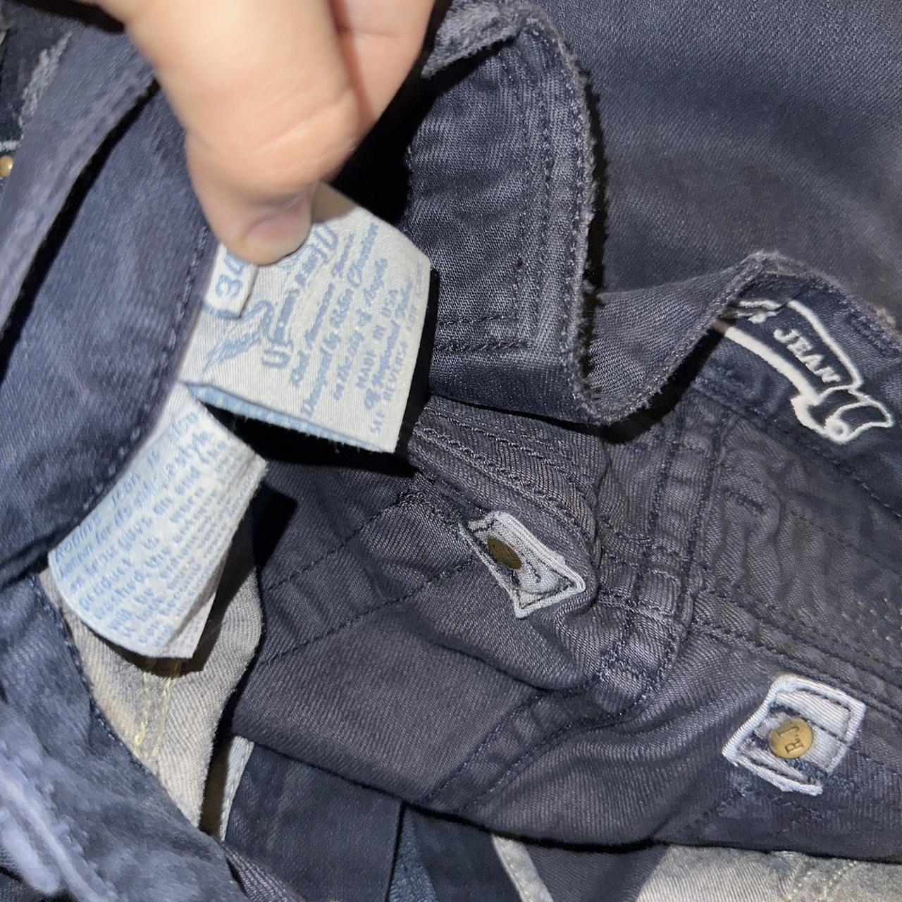 Navy blue robin jeans Has some flaws as shown heel... | Depop