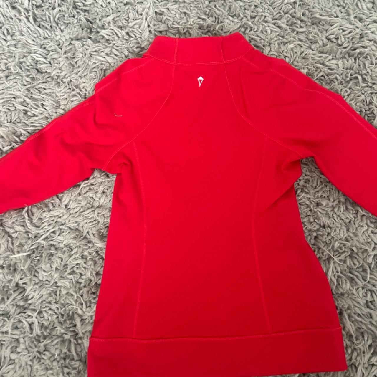 Red IVIVVA (discontinued lululemon kids) full zip... - Depop