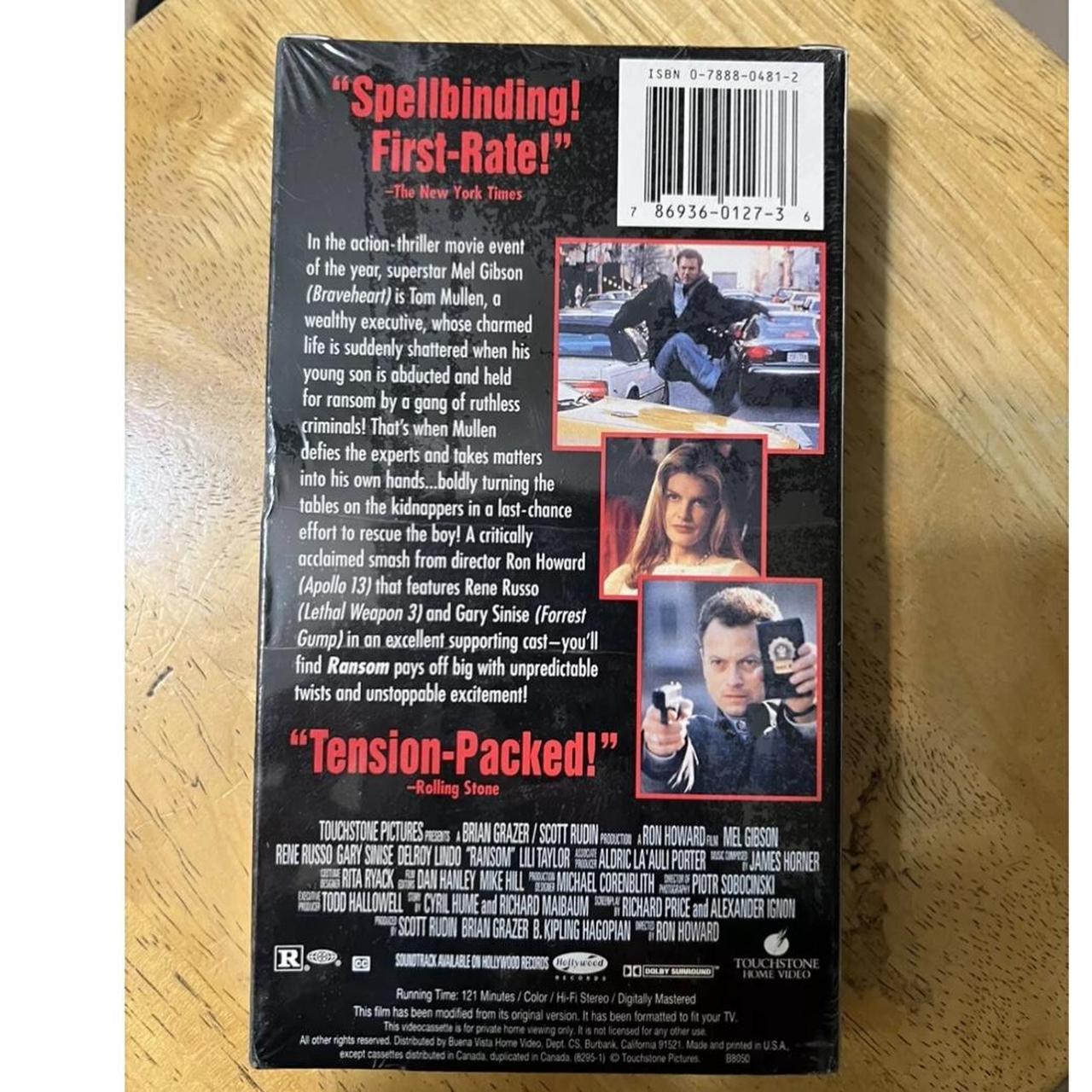 Ransom (1997) VHS Mel Gibson Touchstone Home Video... | Depop