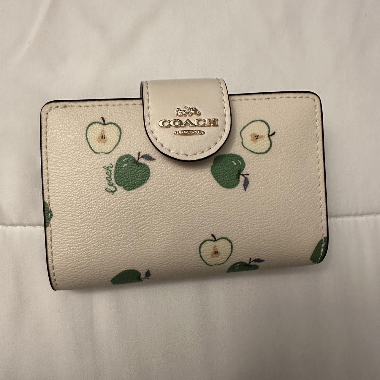 Small Coach green apple wallet! Small and barely... - Depop