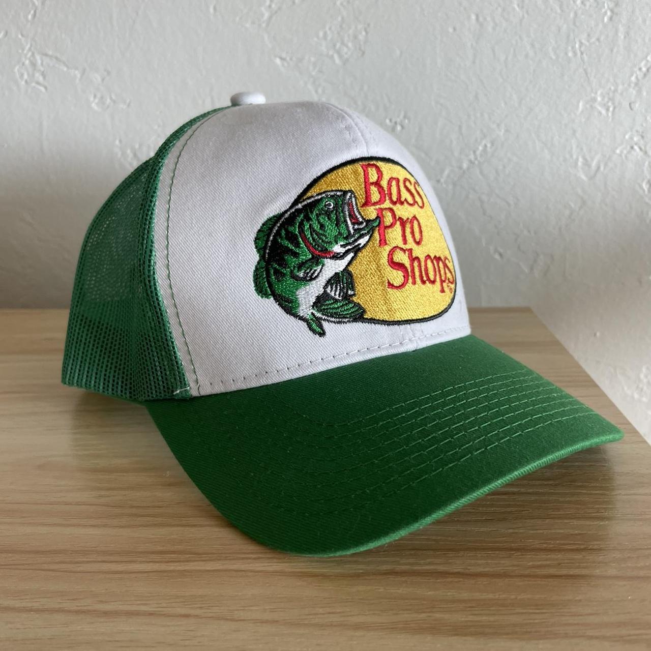 Bass Pro Hat. Mesh back trucker snapback. - Depop