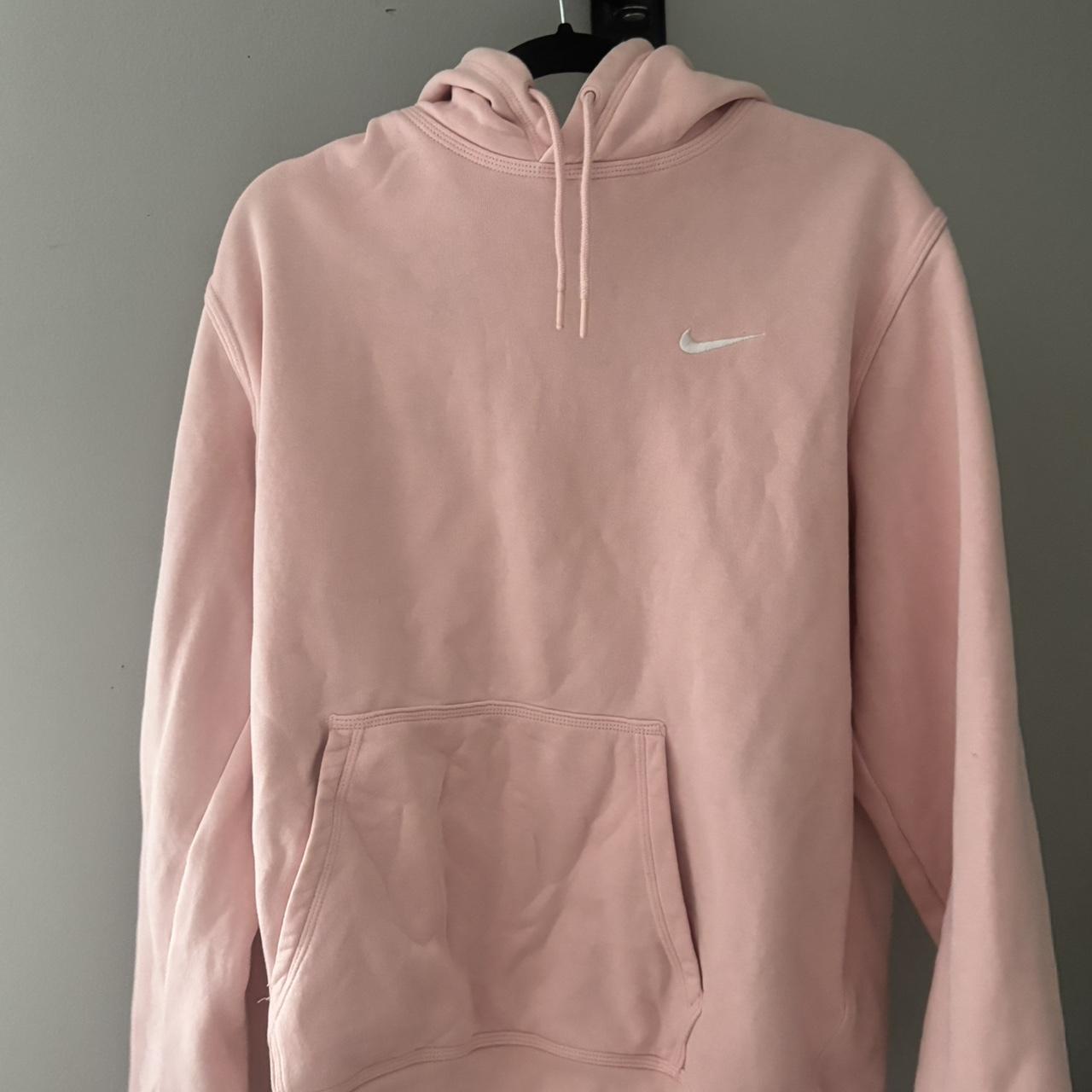 Light pink XL nike hoodie ! Worn x1 Very... | Depop