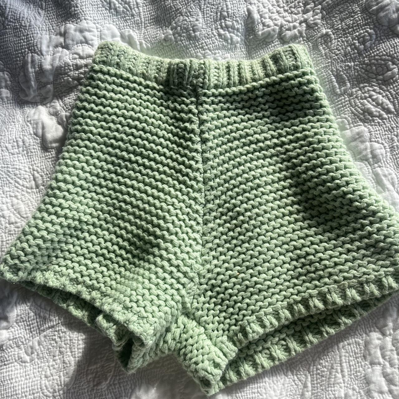 SABO SKIRT CHUNKY PANAMA SHORTS LIME ! beautiful... - Depop