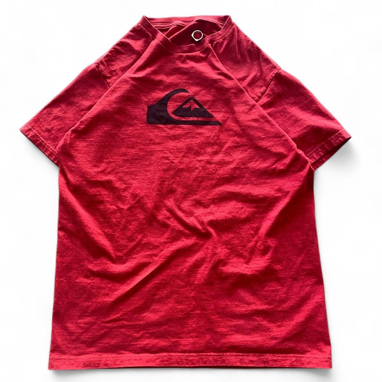 90s red quicksilver with a black outline for logo... | Depop