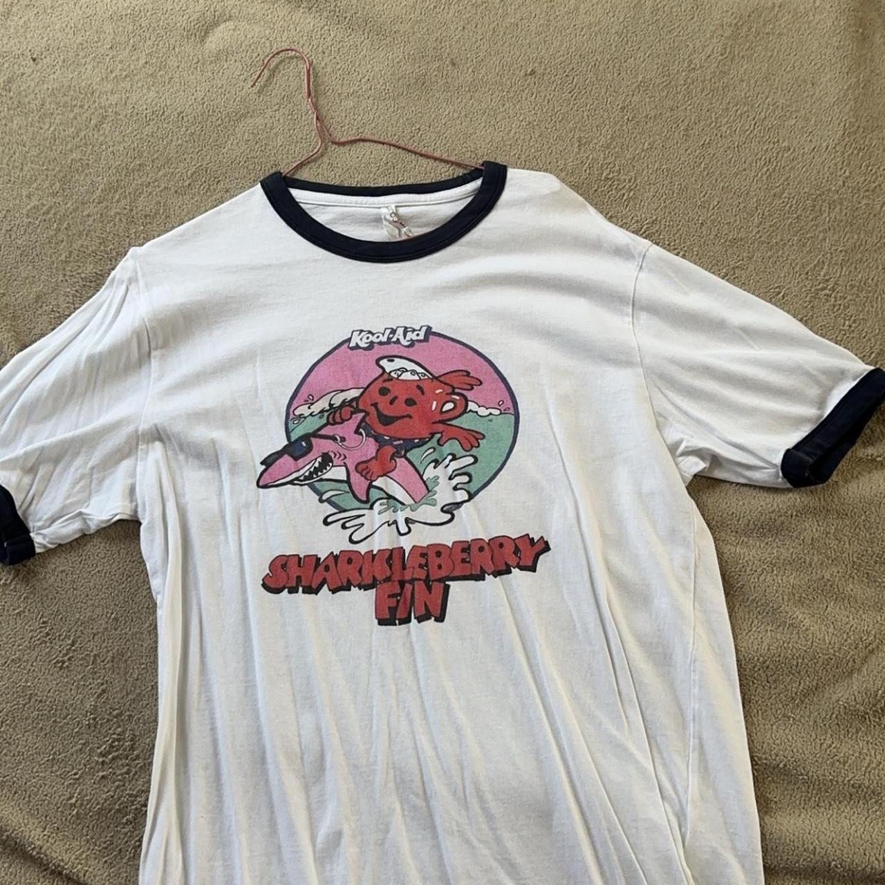 1 of 1 Kool-Aid Sharkle berry fin men’s medium T shirt - Depop