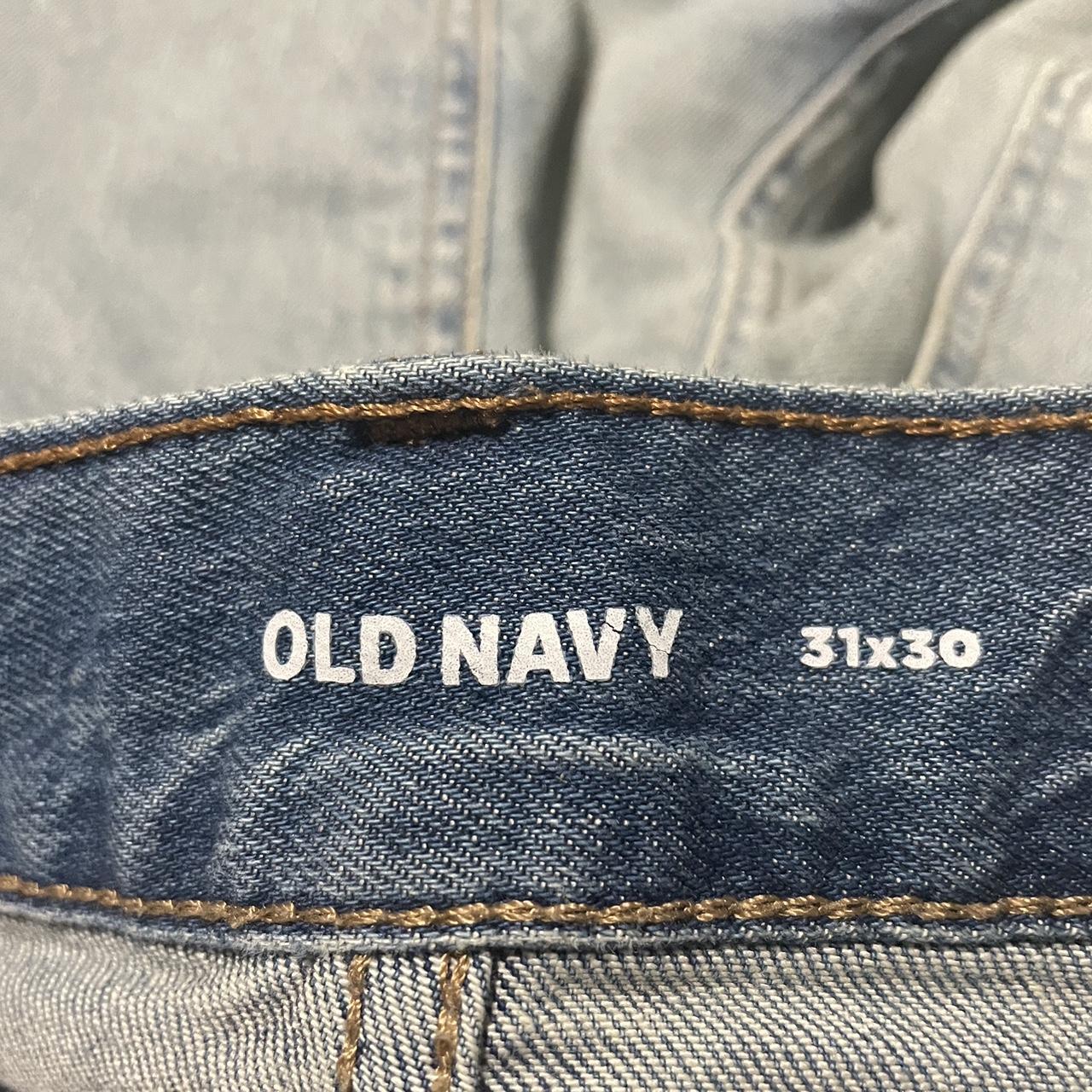 Old Navy Blue denim jeans with a great baggy fit No... - Depop