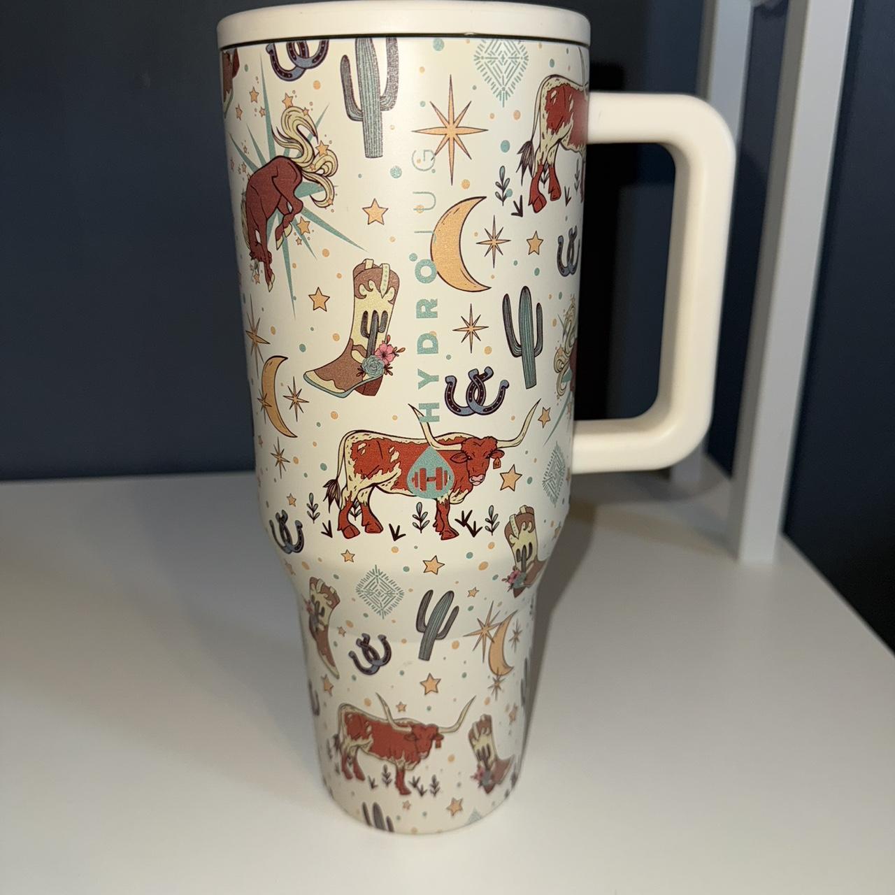rodeo print hydrojug 40oz rarely used willing to... | Depop