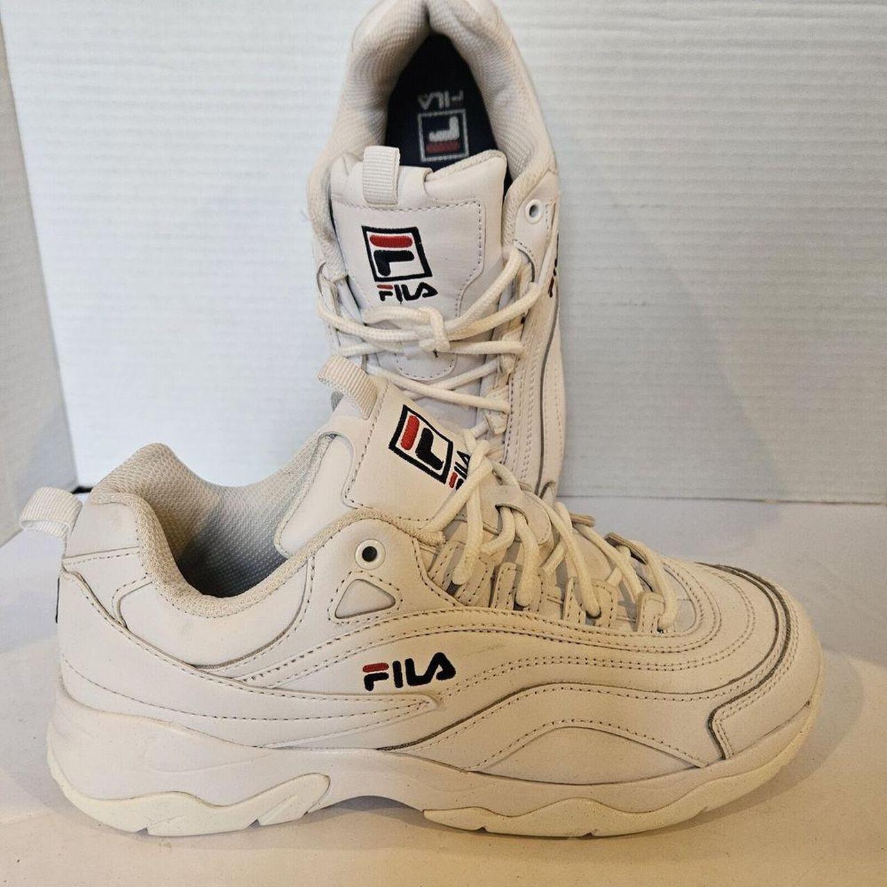 Fila Womens Disarray White Casual Shoes Sneakers... | Depop
