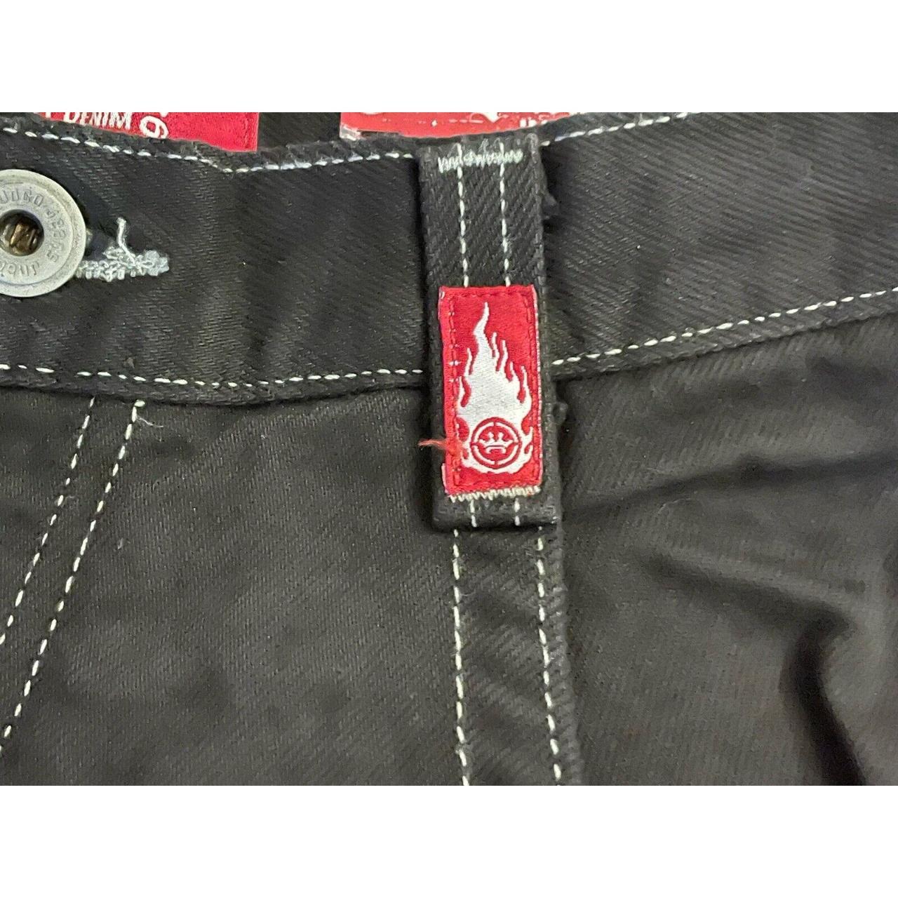 Vintage New Dead Stock JNCO Alien Black Jeans Size... - Depop