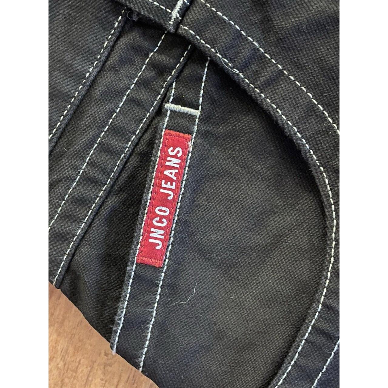 Vintage New Dead Stock JNCO Alien Black Jeans Size... - Depop