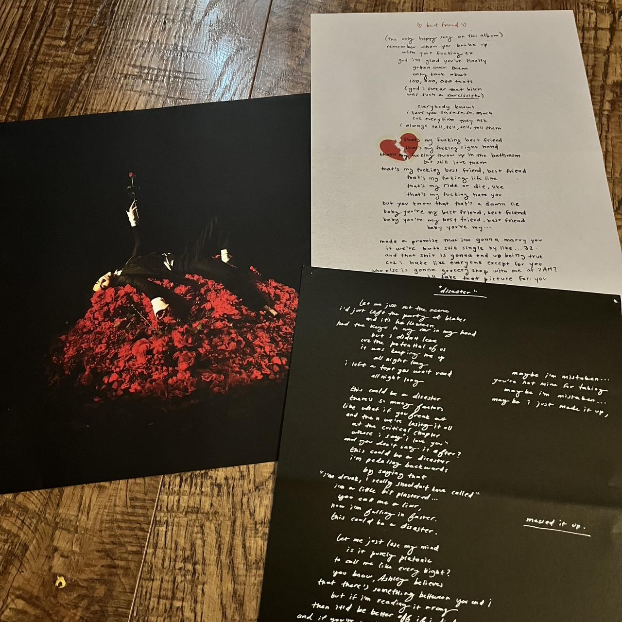 Conan gray superache poster + 2 lyric sheets... | Depop