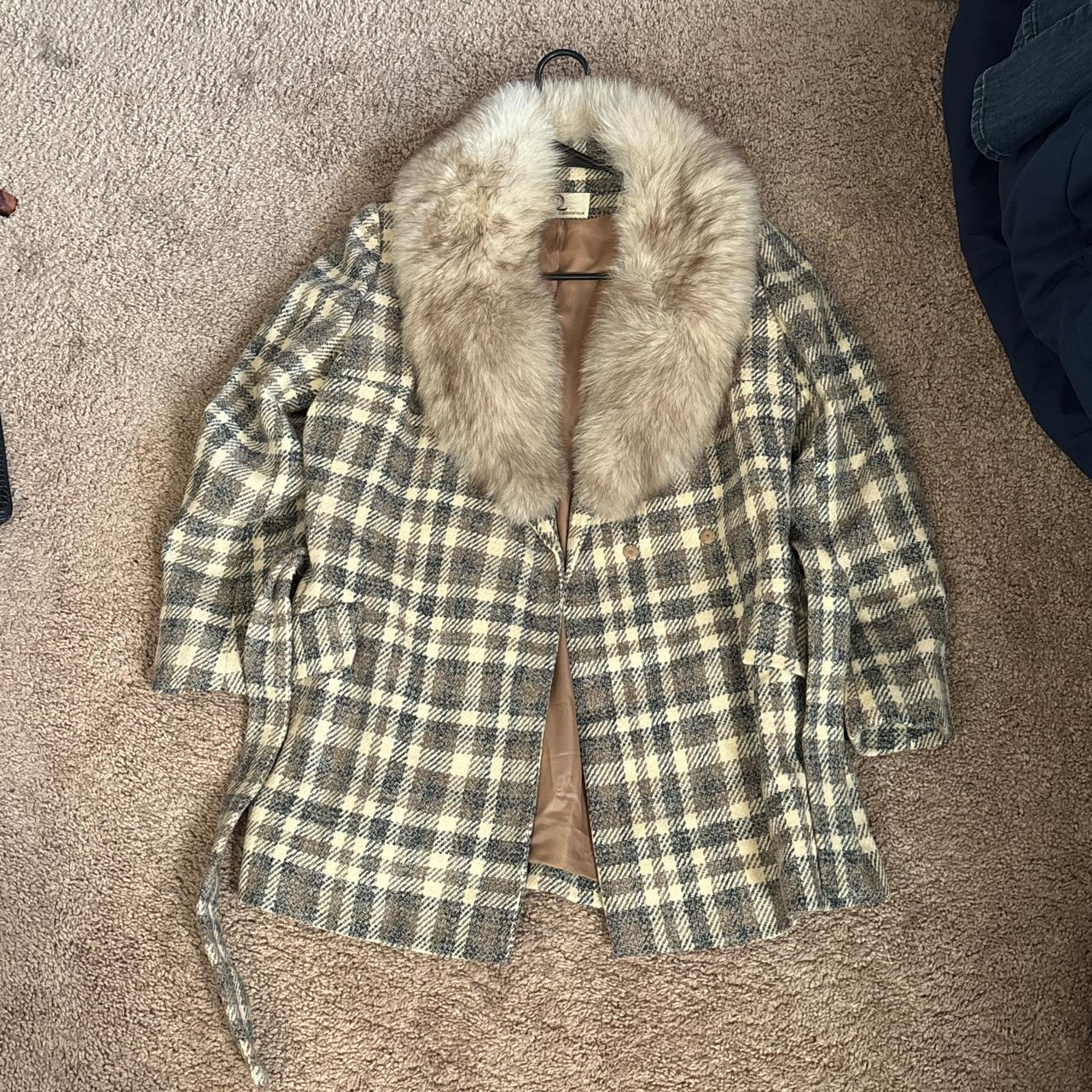 hella fire mink iswn coat hella chill and calm looks... | Depop
