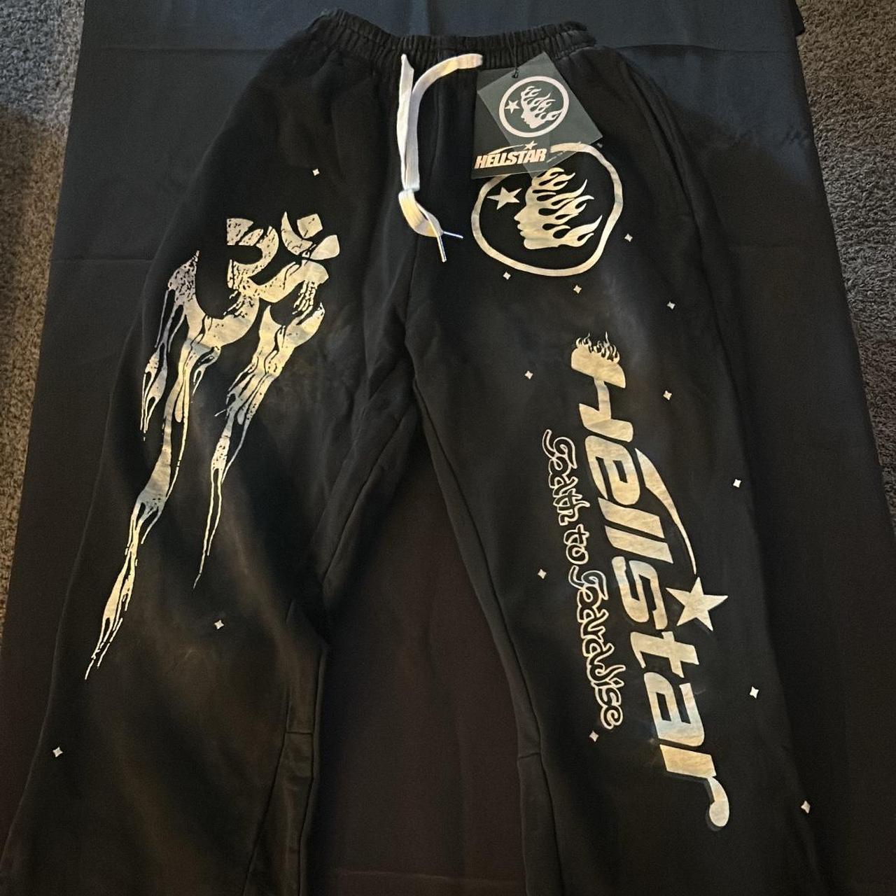 Hell Star flared Sweats Not too firm on price so lmk... - Depop