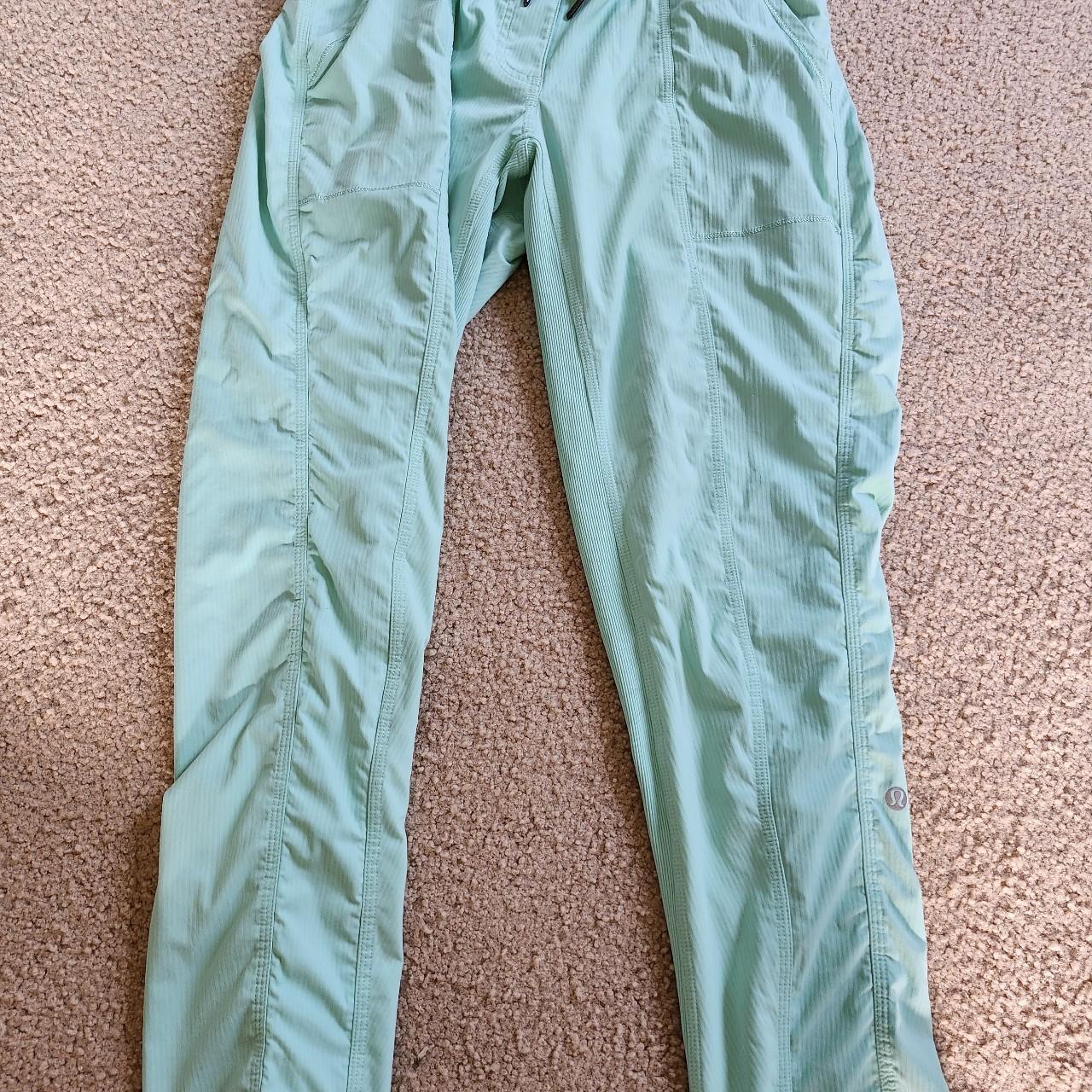 Teal lululemon dance studio joggers Inside tag... - Depop