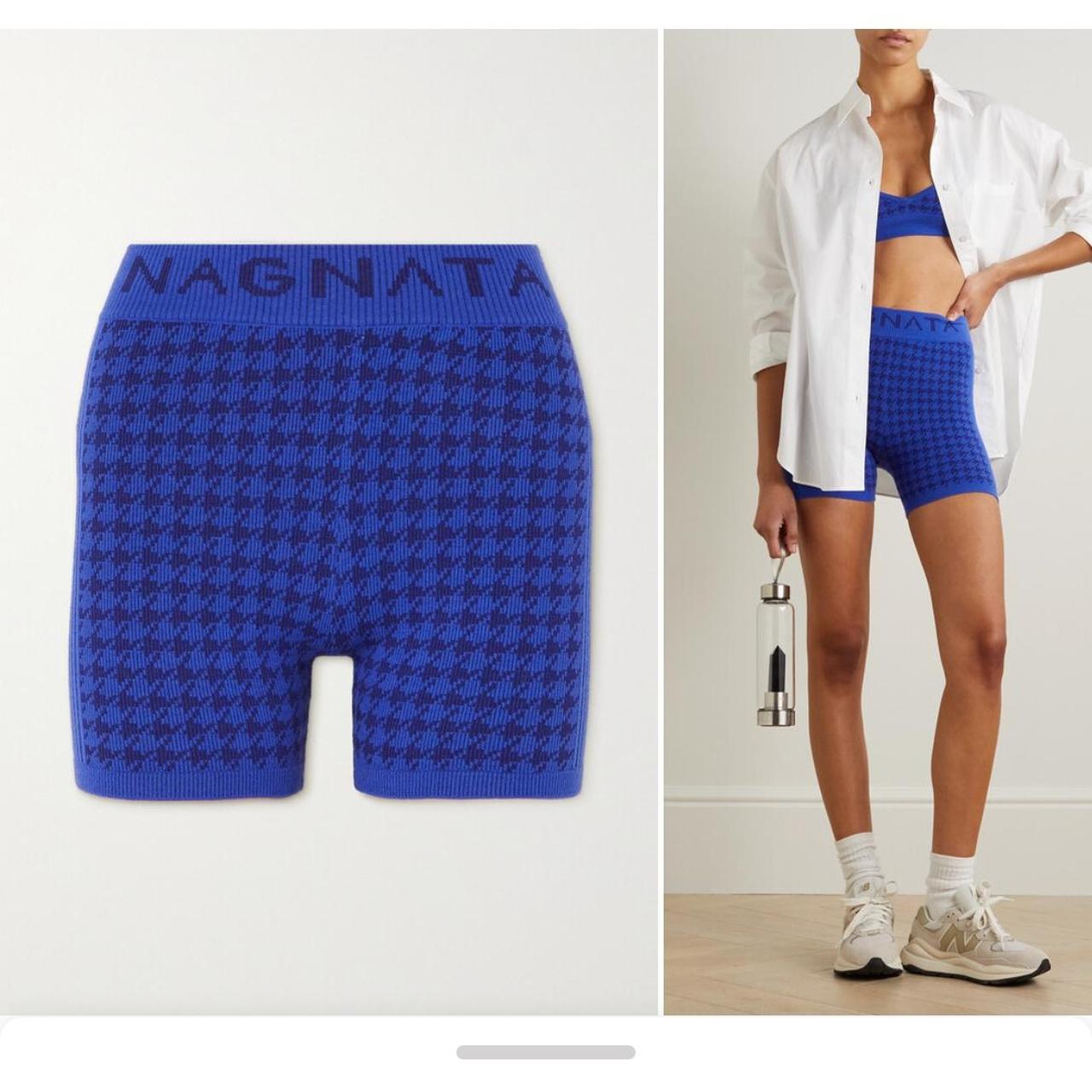 nagnata Checked Out Houndstooth Short size ML brand... - Depop