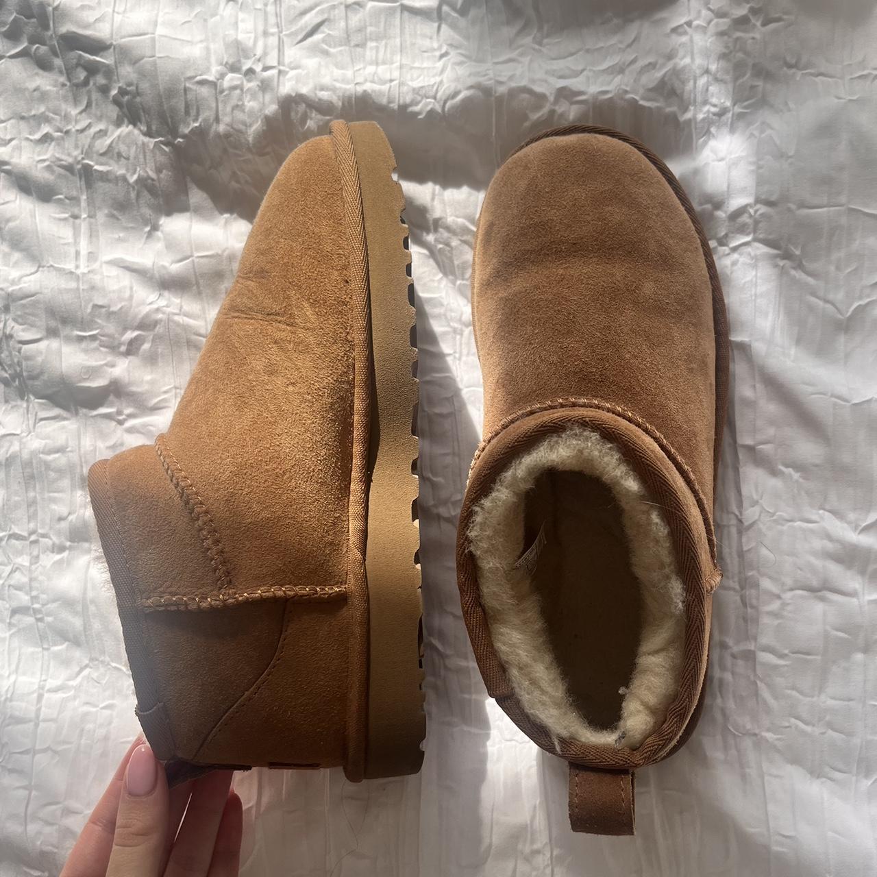 Ultra mini uggs chestnut Size 4 Very good condition - Depop