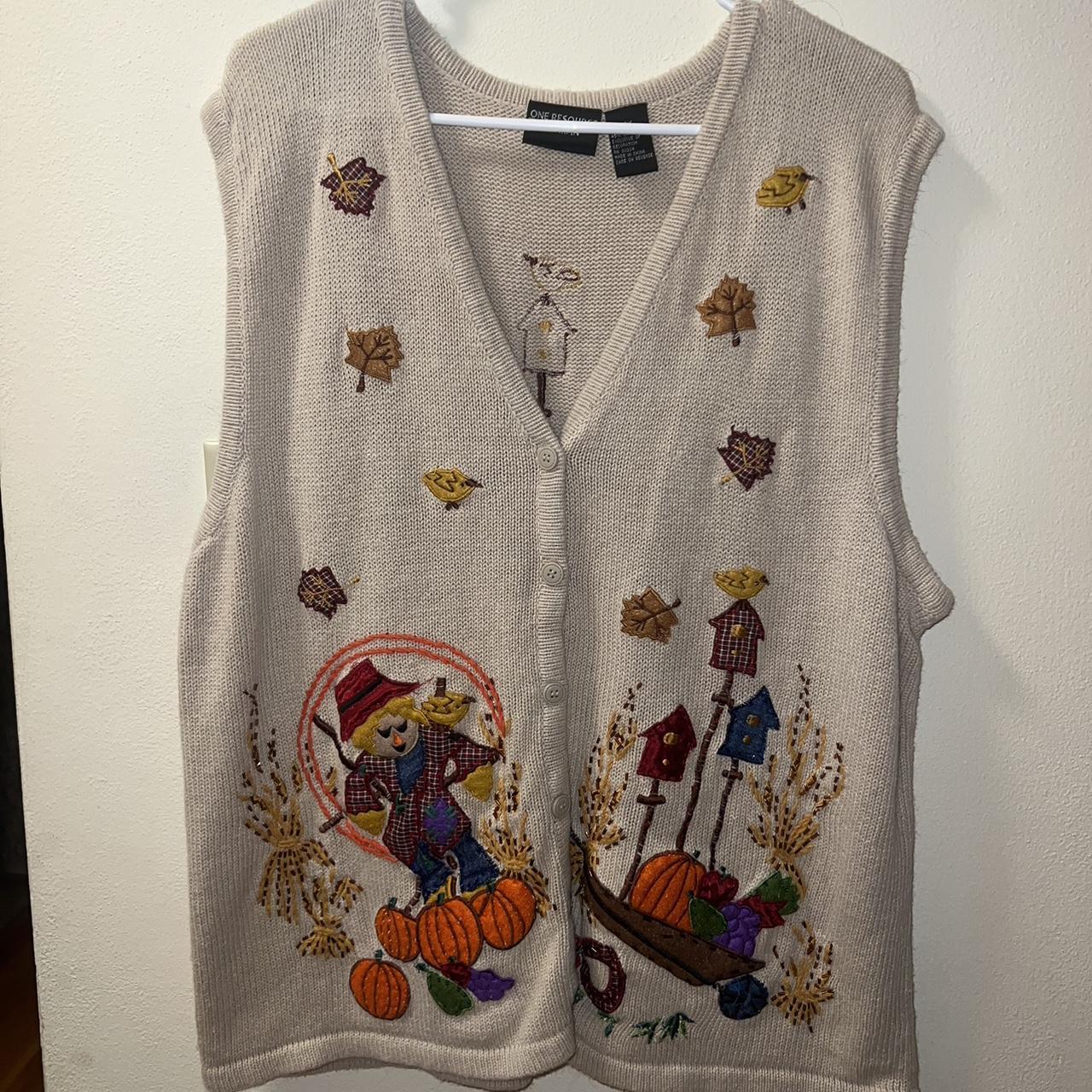 One resource woman Cozy vintage fall sweater vest... | Depop