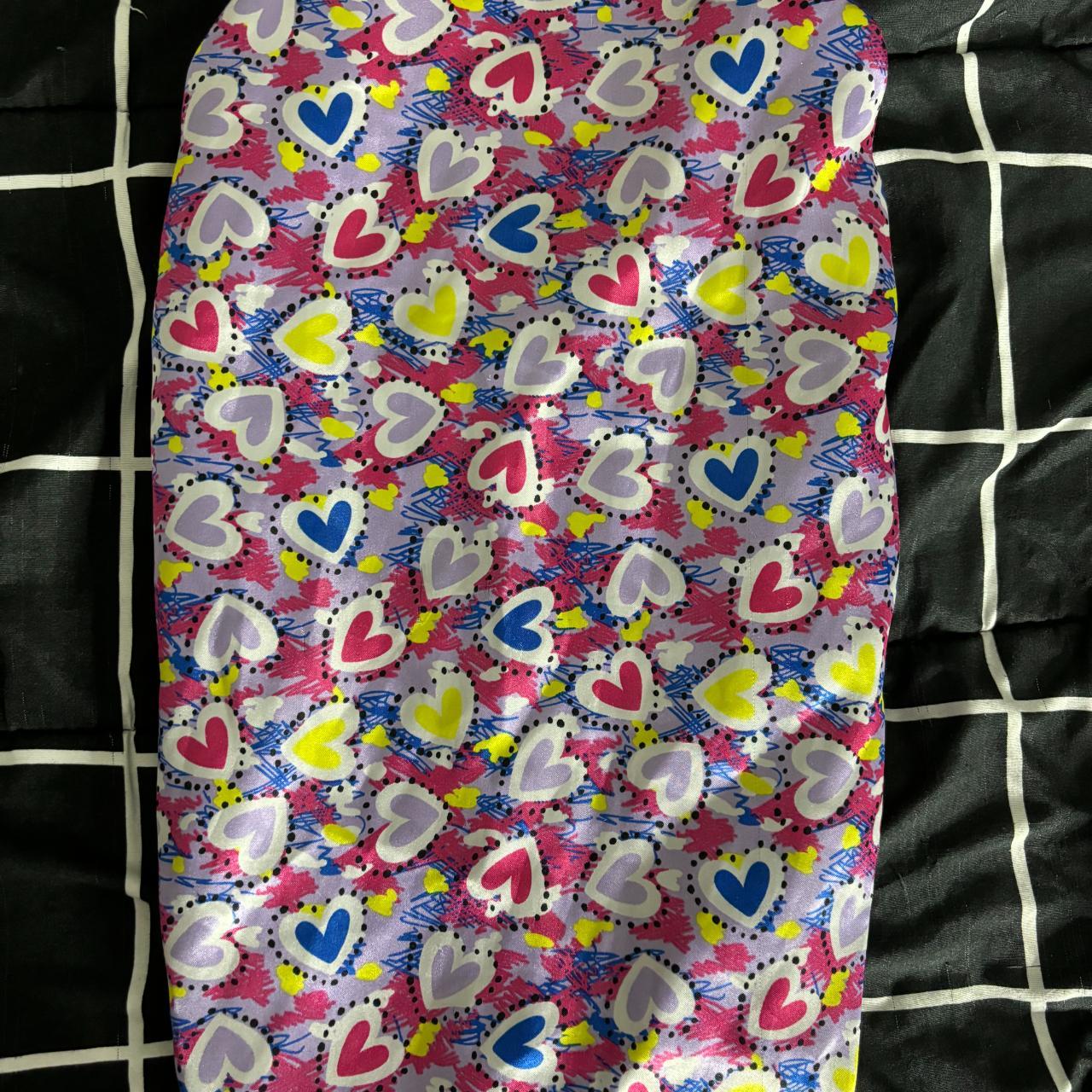 women heart design long bonnet - Depop