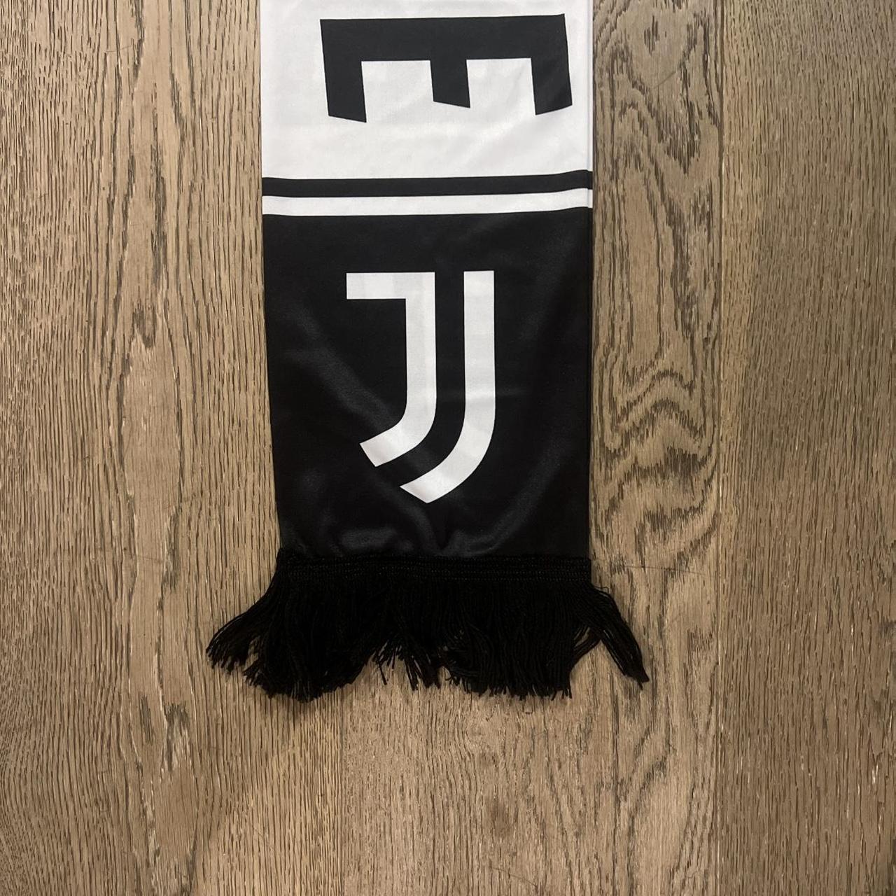 Juventus black and white scarf Never worn, great... | Depop