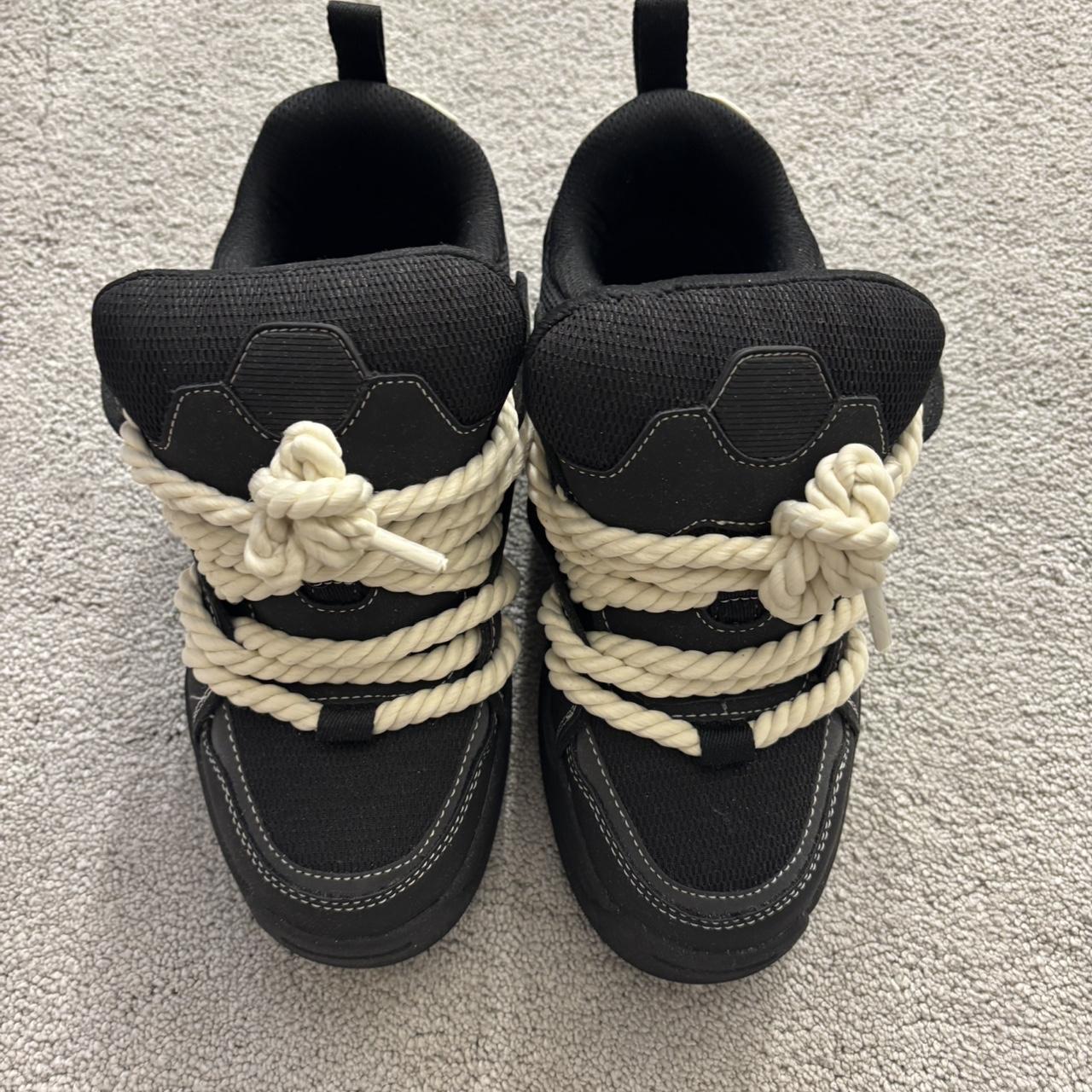 Black Zara rope trainers. Never worn. Brand new.... | Depop