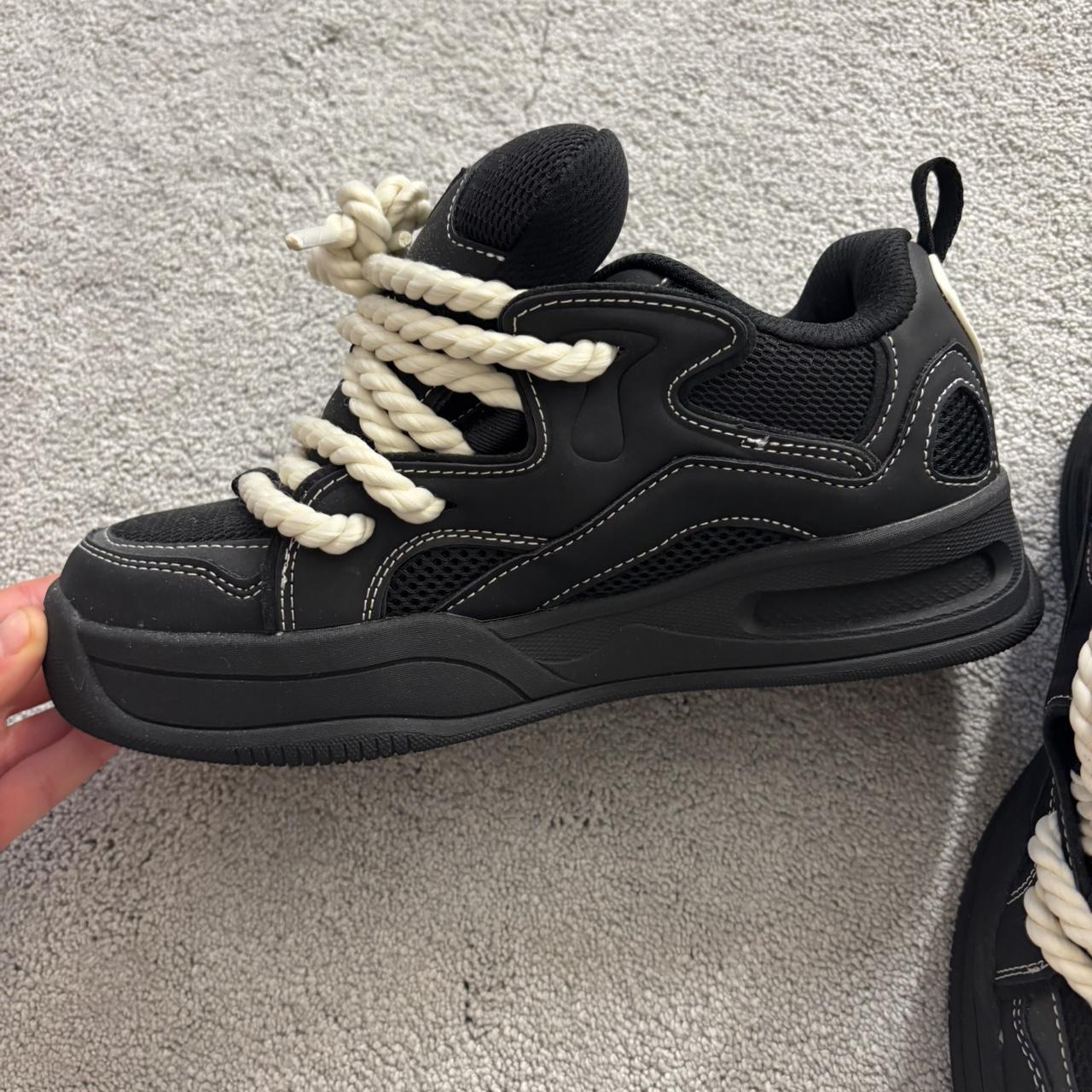 Black Zara rope trainers. Never worn. Brand new.... | Depop