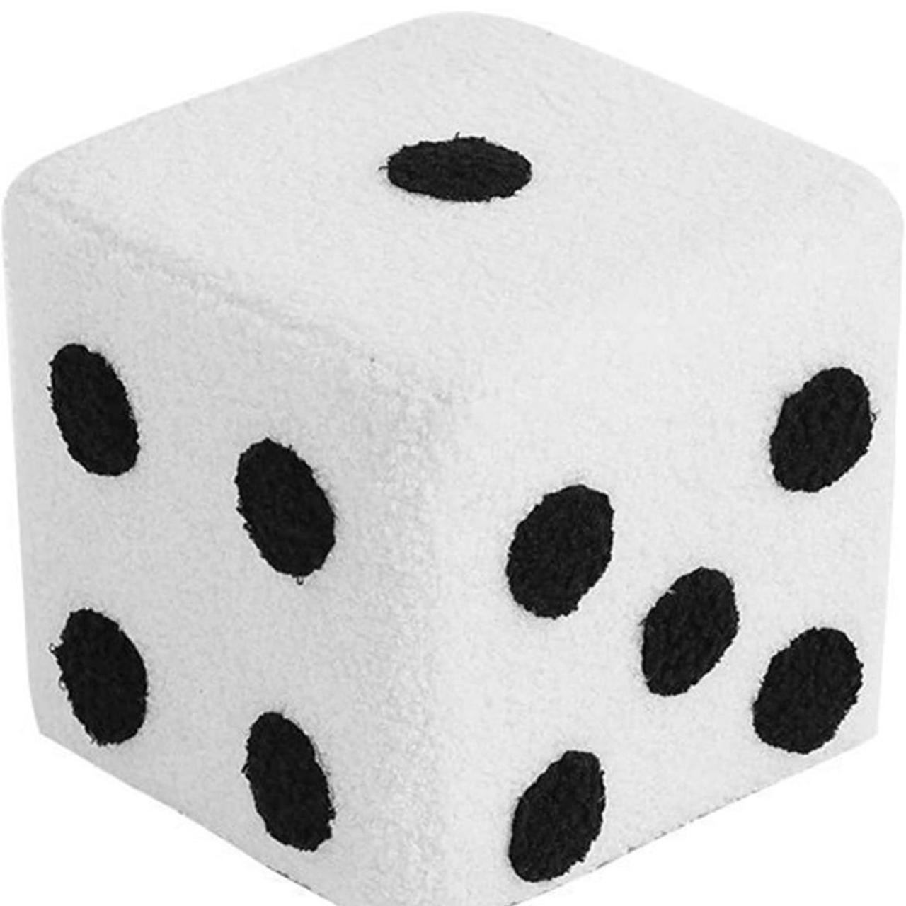 Dice seat Great decor peace Black and white dice... | Depop