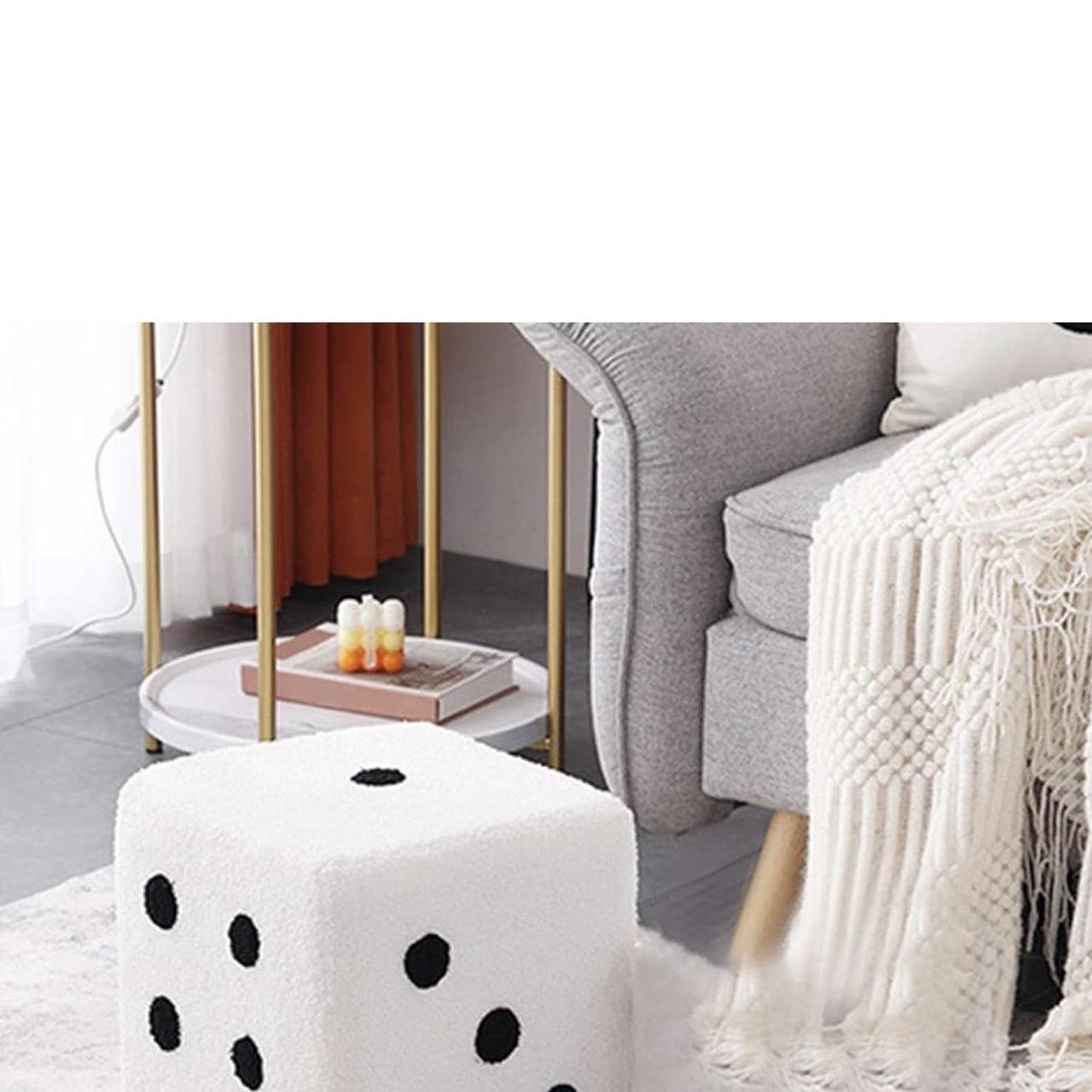 Dice seat Great decor peace Black and white dice... | Depop