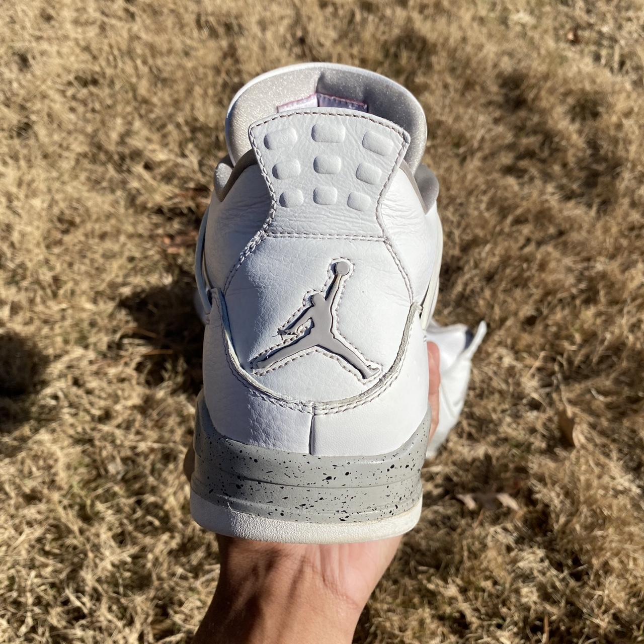 jordan 4 white oreo used sz 12 no box rep insoles... - Depop