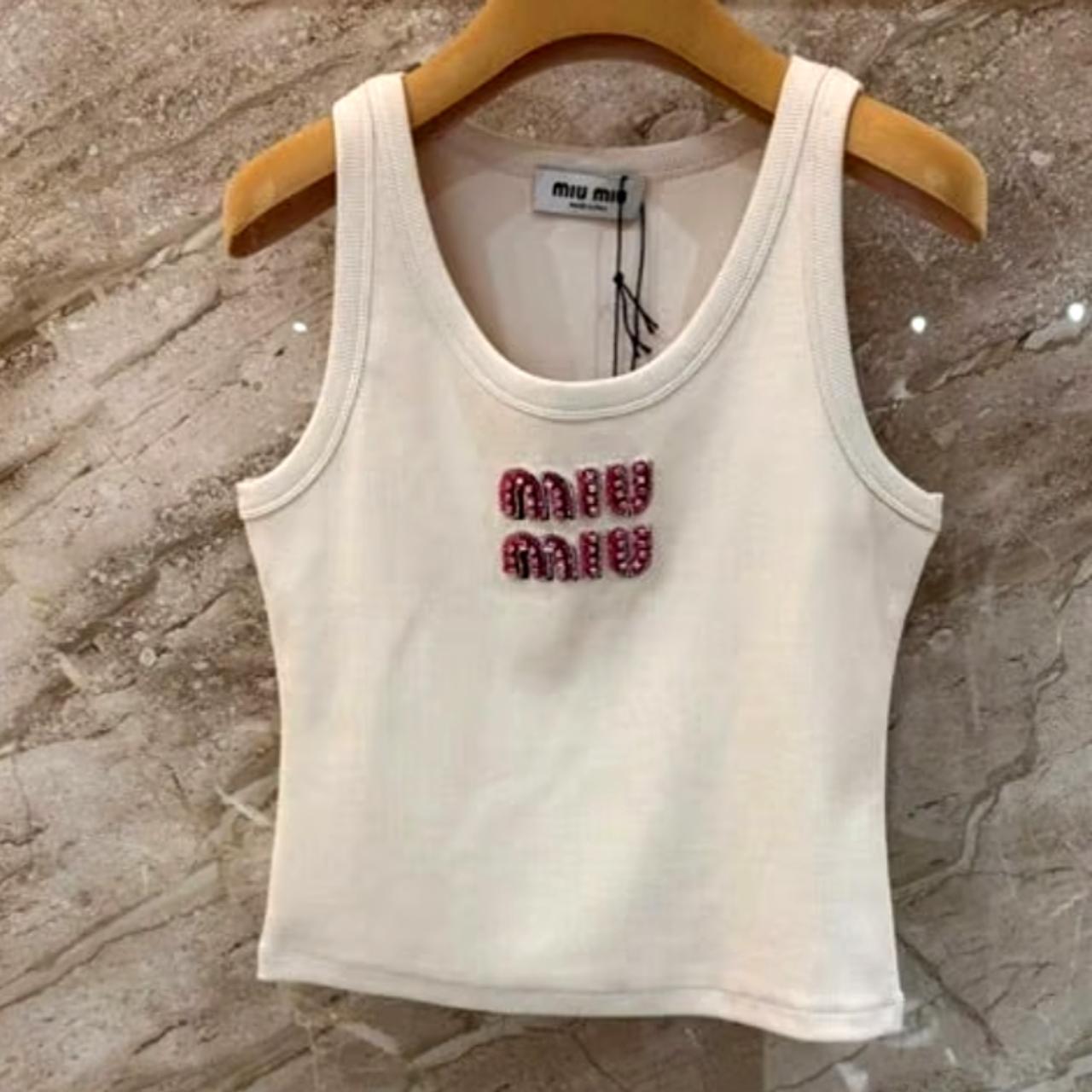 MIU MIU Tank Tops Size: S Does not fit me correctly... - Depop