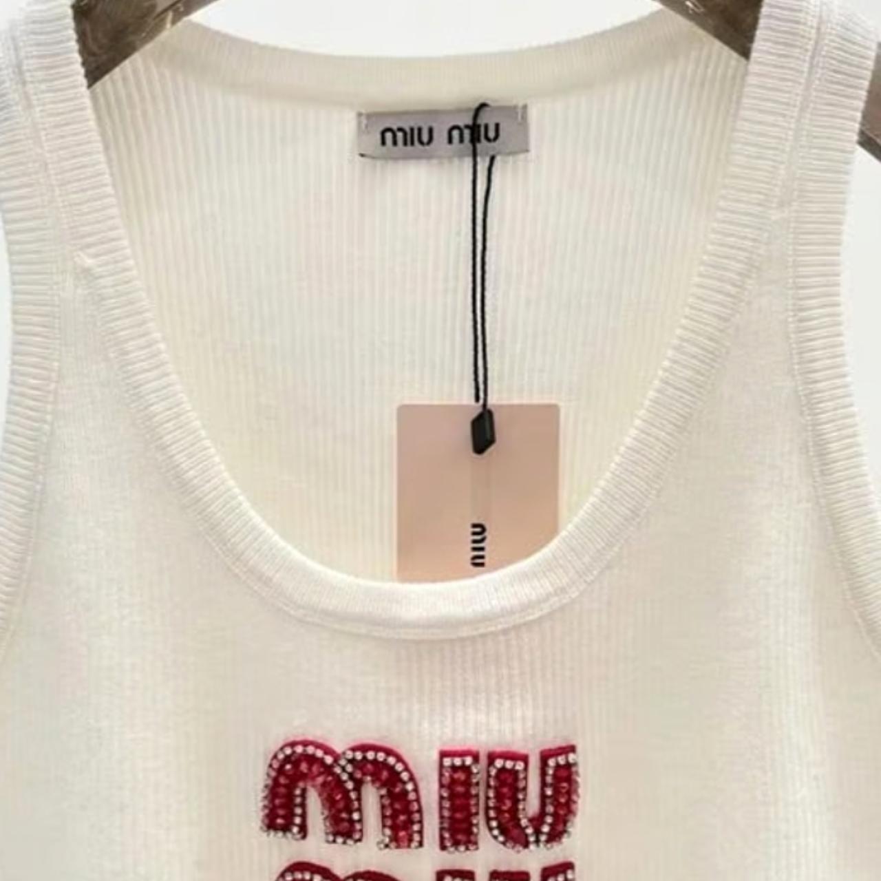MIU MIU Tank Tops Size: S Does not fit me correctly... - Depop