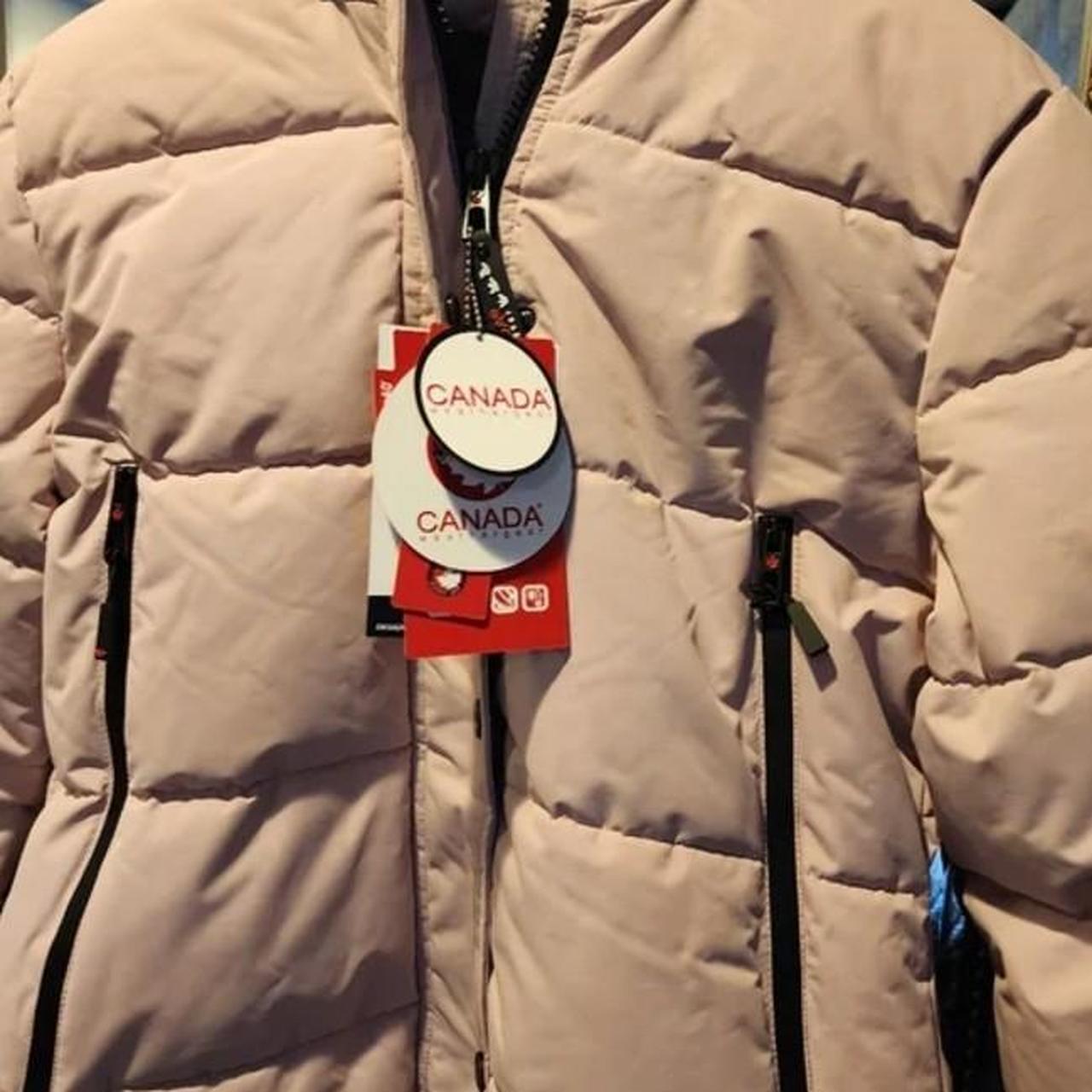 Canada Goose Weather Gear Goose down women's Hooded... - Depop