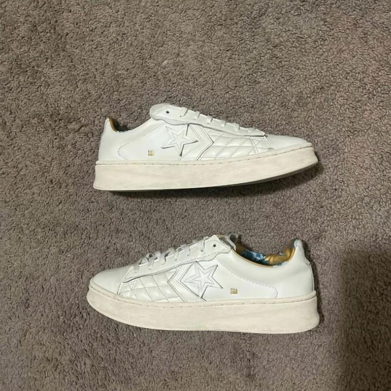 Converse Pro Leather Lift SGA Chase The Drip The... - Depop