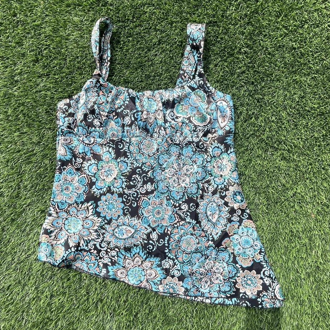 SELF ESTEEM brand - size large - floral abstract... | Depop