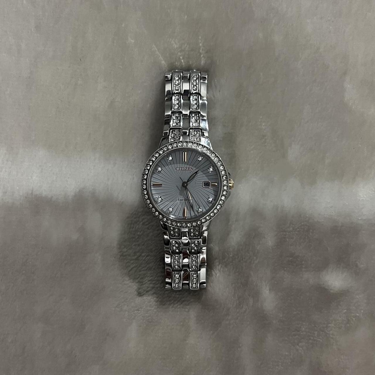 citizen silhouette crystal eco-drive watch | only... | Depop