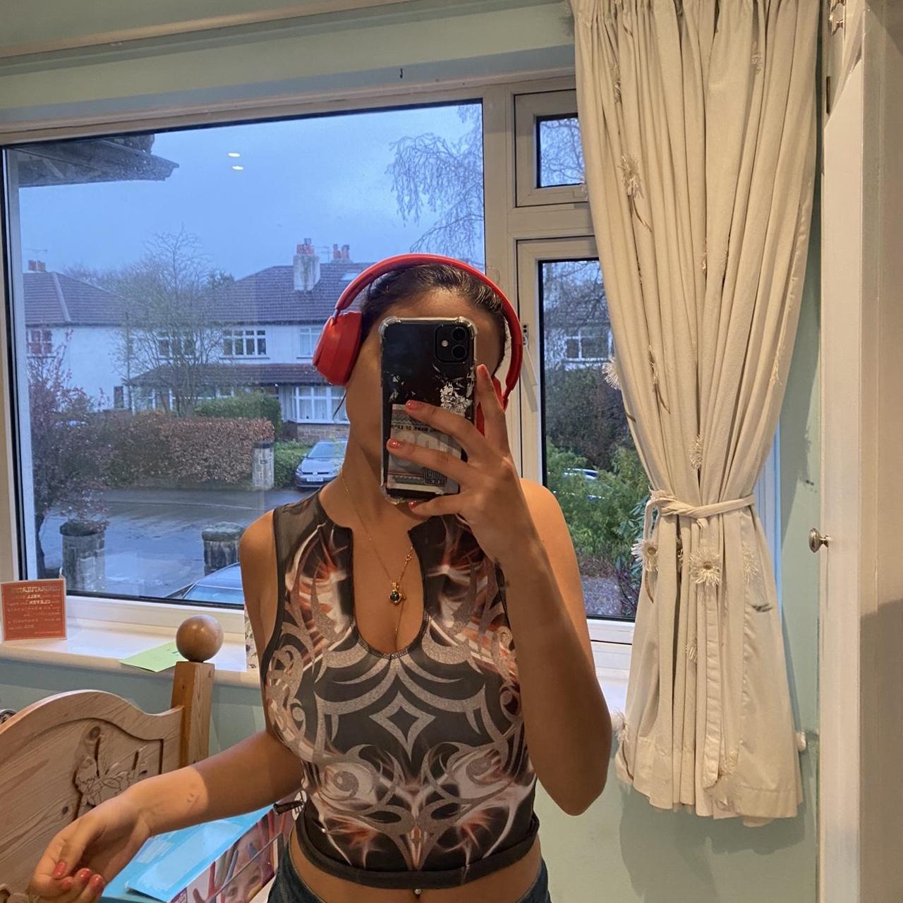Very funny crop top, perfect for a festival Small... - Depop