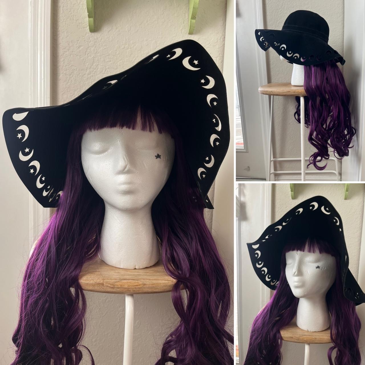 Spirit Halloween “Celestial Witch Coven” Wide Brim... - Depop