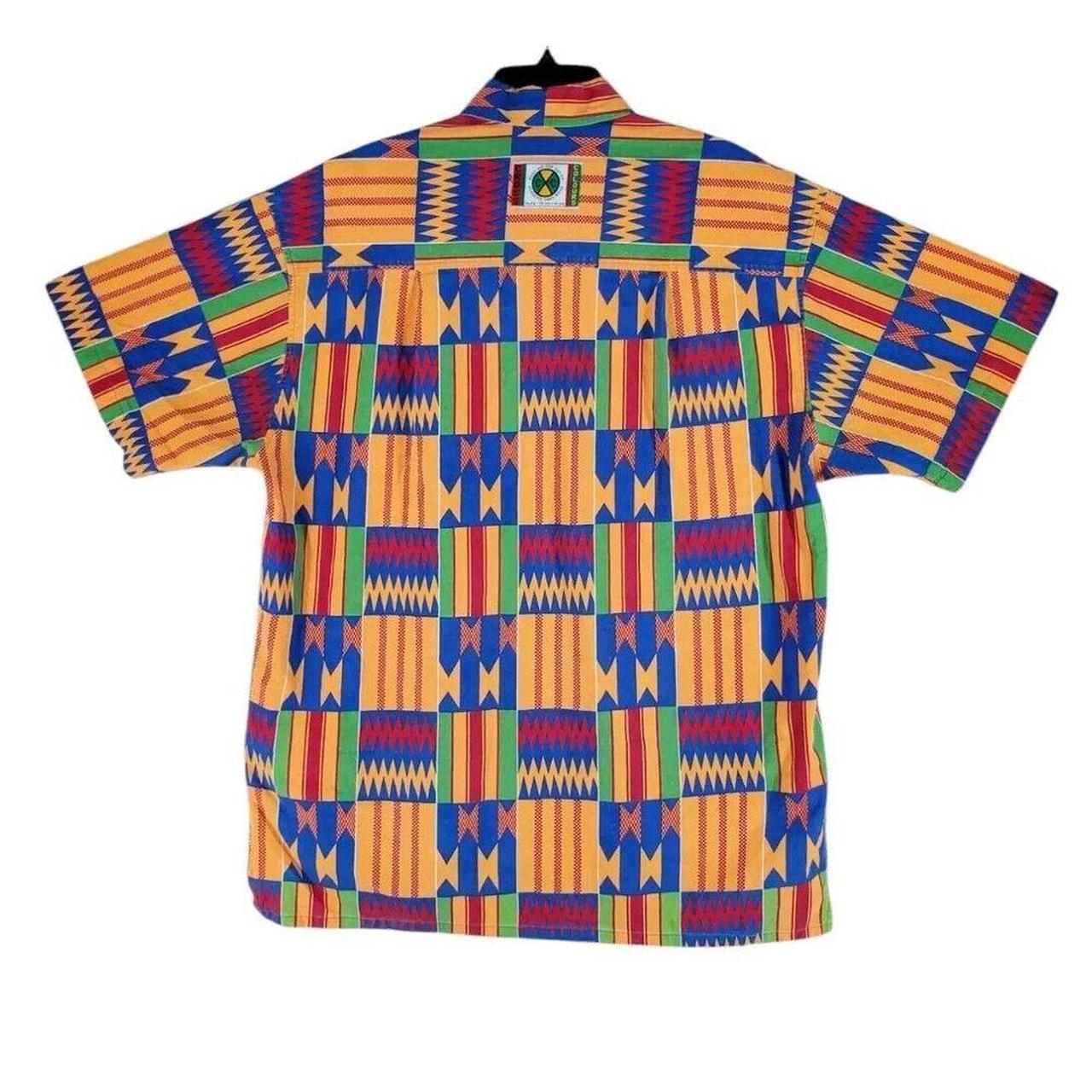 Vtg Cross Colours Shirt Men 2 US XL/2XL Button SS... | Depop