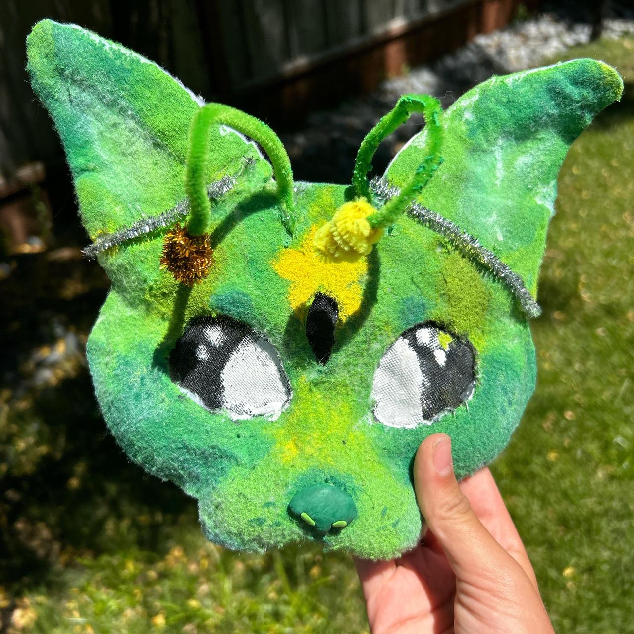 Custom therian masks tails Kandi and more Contact... - Depop