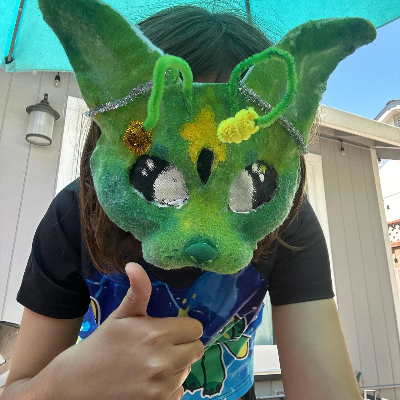 Custom therian masks tails Kandi and more Contact... - Depop