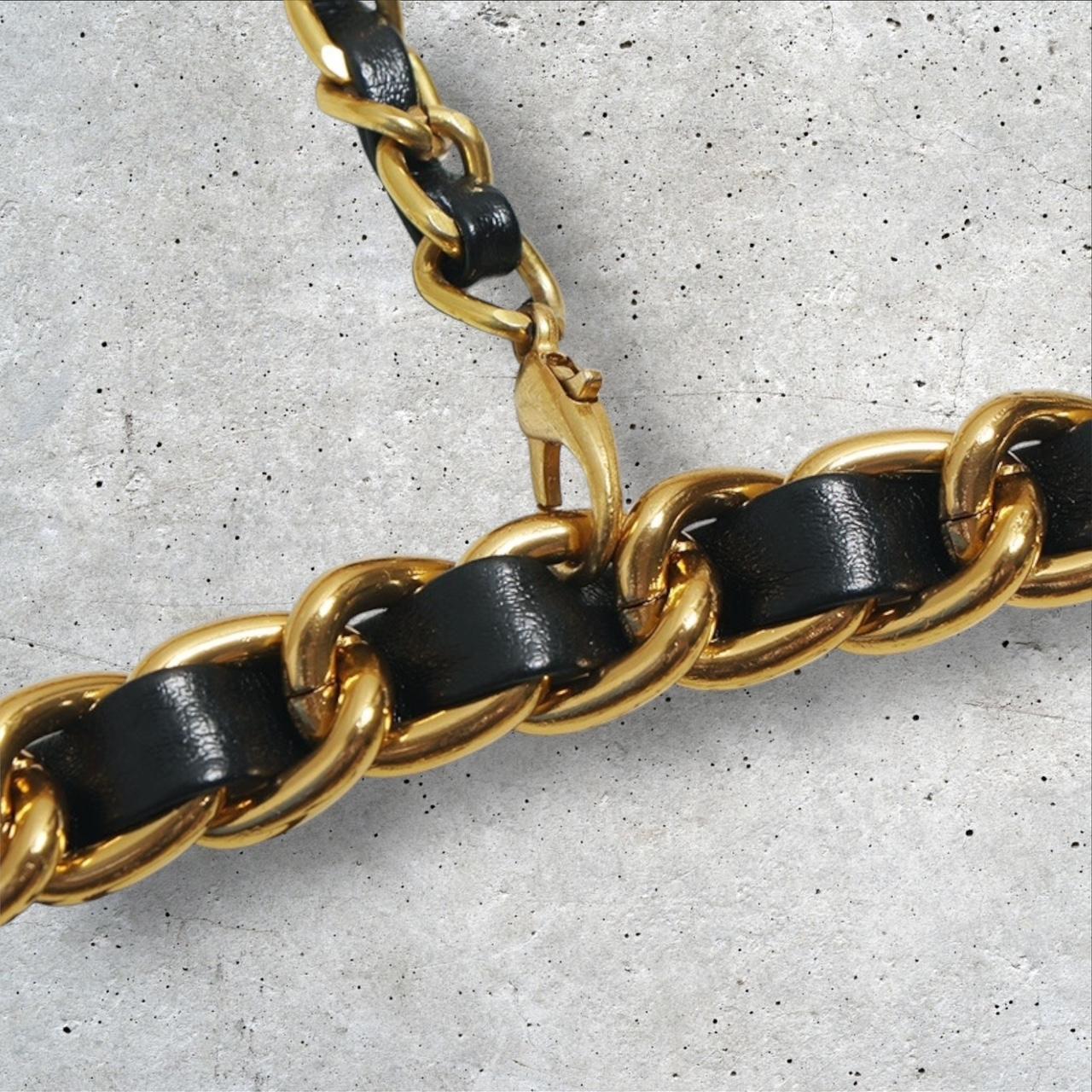 Leather and Chain Gothic Body Harness - Statement... - Depop