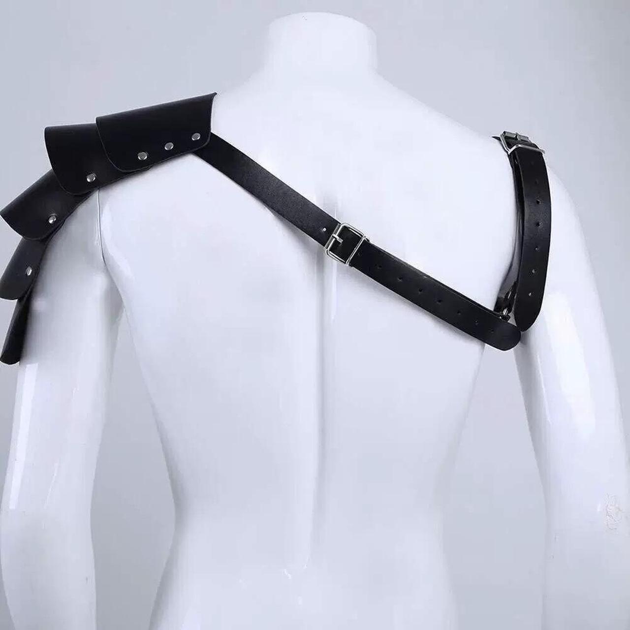 **Leather Armor Shoulder Harness** Stand out with... - Depop