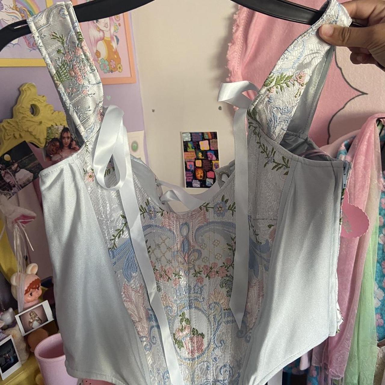 💗dolls Kill Sugar Thrillz Renaissance Corset Top Depop