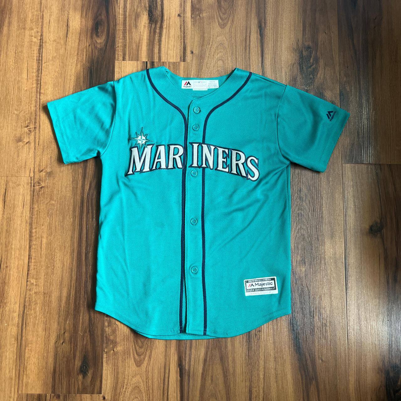 Vintage Mariners Jersey Youth M - Depop